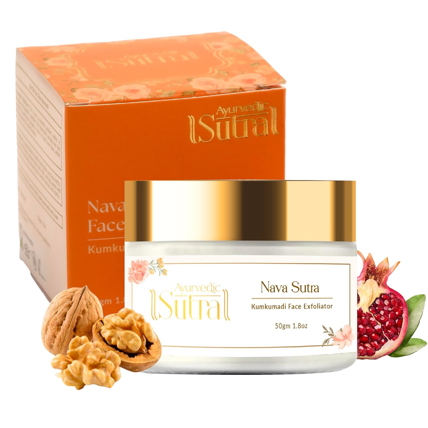 100% Natural Ayurvedic Face Scrub for Bright & Glowing Skin ...